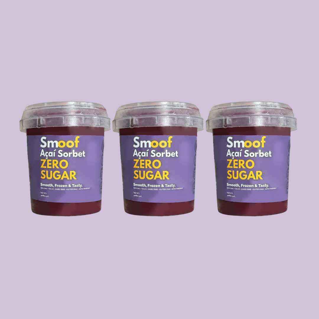 Brazilian Acai Berry Sorbet ZERO SUGAR ADDED – Smoof Acai Singapore