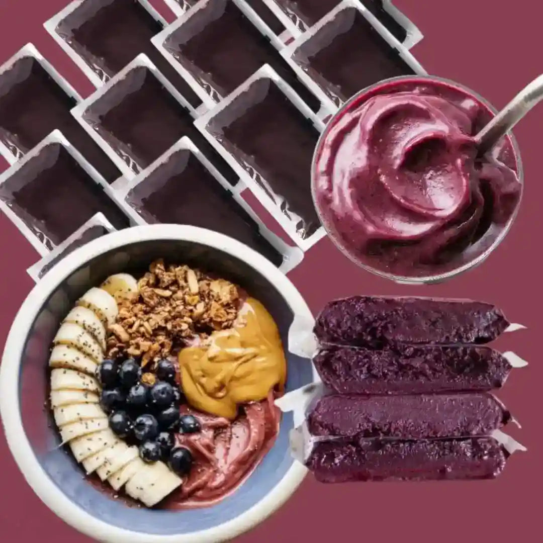 Organic Acai Pulp Pure & Unsweetened Pasteurised (10/30/60 x 100g)